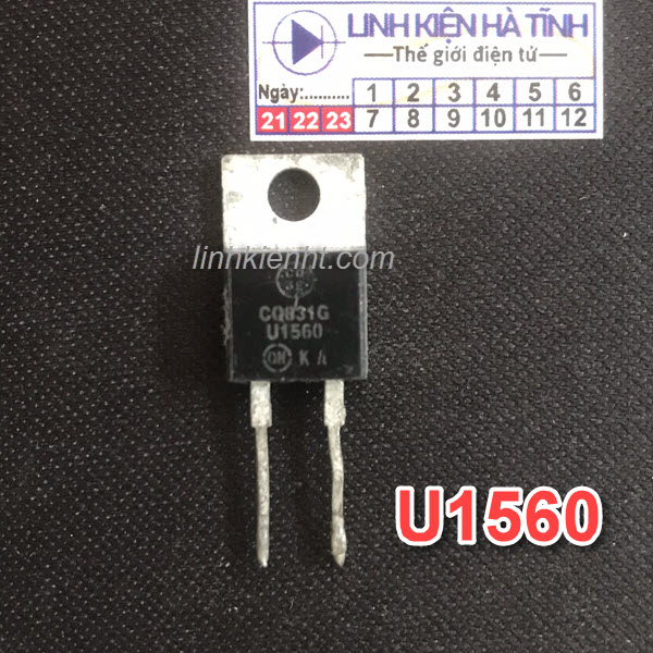 diode xung RHRP1560 U1560G MUR1560 tháo máy TO-220 15A 600V