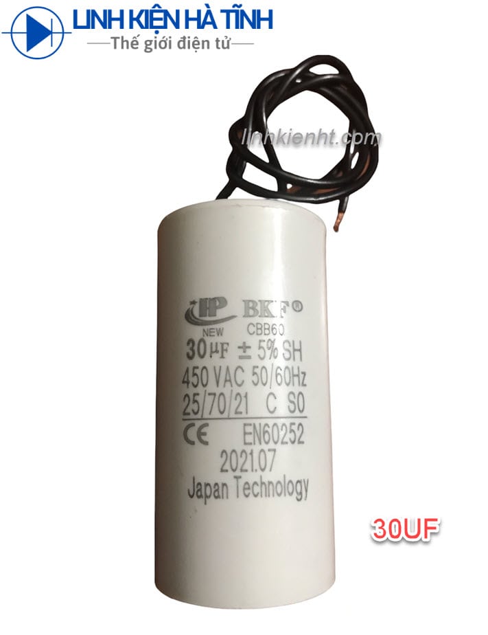 Tụ CBB60 30uf 450VAC tụ khởi động