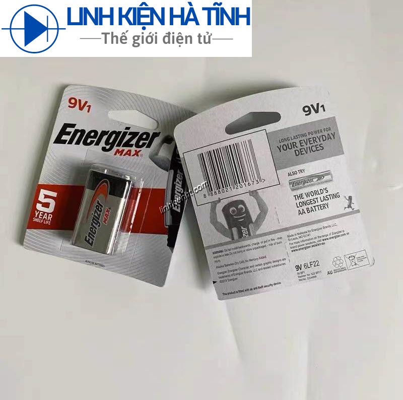 Pin Energizer 9V Pin 9V đồng hồ vạn năng pin micro xịn