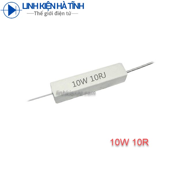 TRỞ 10W 10R TRỞ SỨ 10W 10R 10W 10 OHM LOẠI TỐT